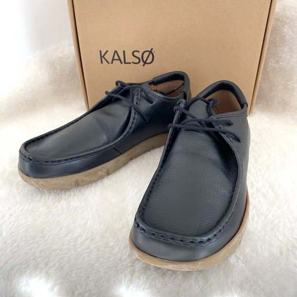 Kalso | Shoes | Kalso Womens Earth Shoes The Chukka Darby Leather Black ...